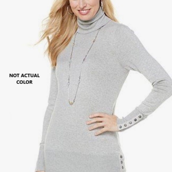 DG2 by Diane Gilman | Sweaters | Dg2 Quad Blend Classic Turtleneck ...